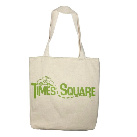 Bags | Tote Bag Natural Color Reinforced With Lining Featuring Times ...